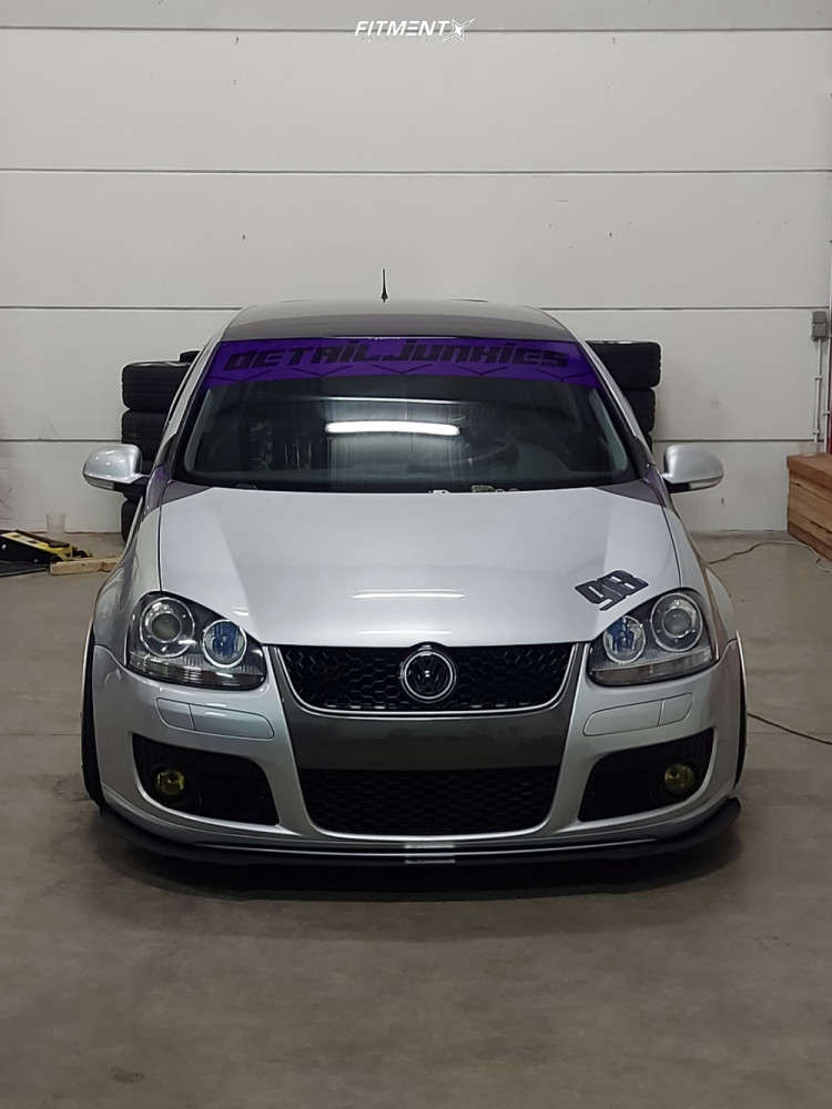 2008 Volkswagen Rabbit 2.5 with 18x9.5 Rotiform Kps and Landsail 215x35 ...