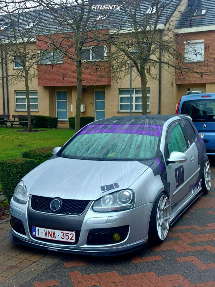 2008 Volkswagen Rabbit 2.5 with 18x9.5 Rotiform Kps and Landsail 215x35 ...