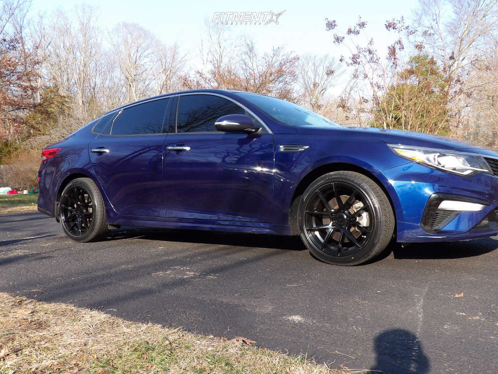2019 Kia Optima EX with 18x8.5 AVID1 SL02 and Vercelli 225x45 on Stock ...