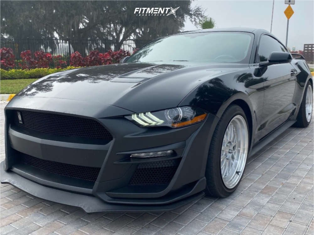 2018 Ford Mustang EcoBoost with 19x9.75 ESR Sr05 and Pirelli 235x55 on ...