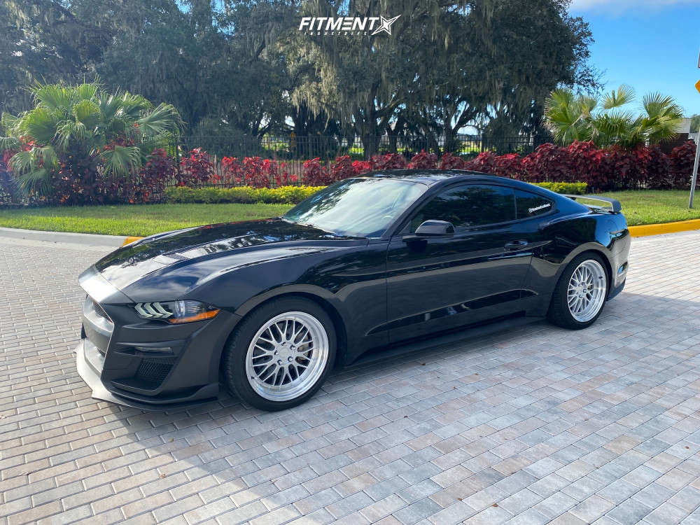 2018 Ford Mustang EcoBoost with 19x9.75 ESR Sr05 and Pirelli 235x55 on ...