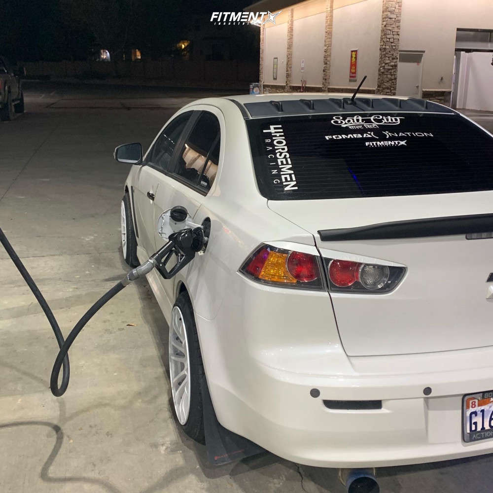 2016 Mitsubishi Lancer SEL with 18x9.5 AVID1 AV20 and Vercelli 225x40 ...