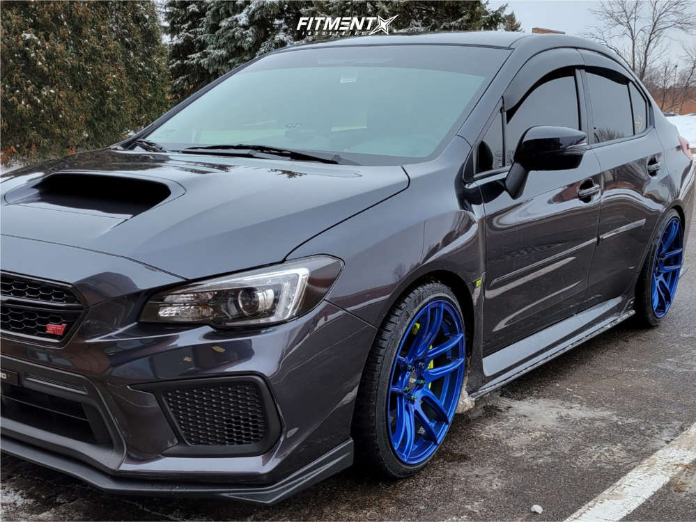 2019 Subaru WRX STI Base with 19x9.5 ESR Cs8 and Nexen 245x35 on ...