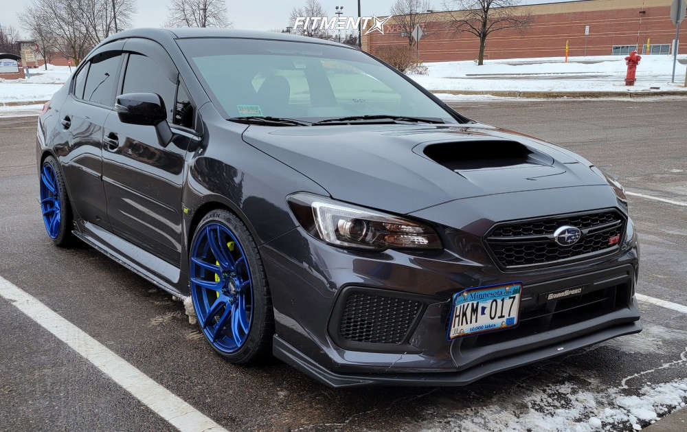 2019 Subaru WRX STI Base with 19x9.5 ESR Cs8 and Nexen 245x35 on ...