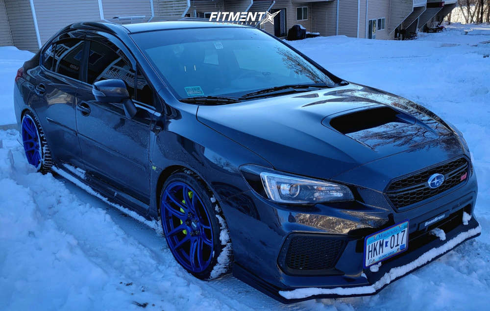 2019 Subaru WRX STI Base with 19x9.5 ESR Cs8 and Nexen 245x35 on ...