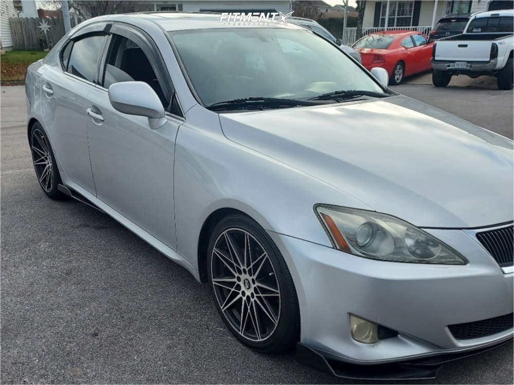 2007 Lexus IS250 Base with 18x11.5 Spec-1 Sp-10 and Hankook 225x40 on ...