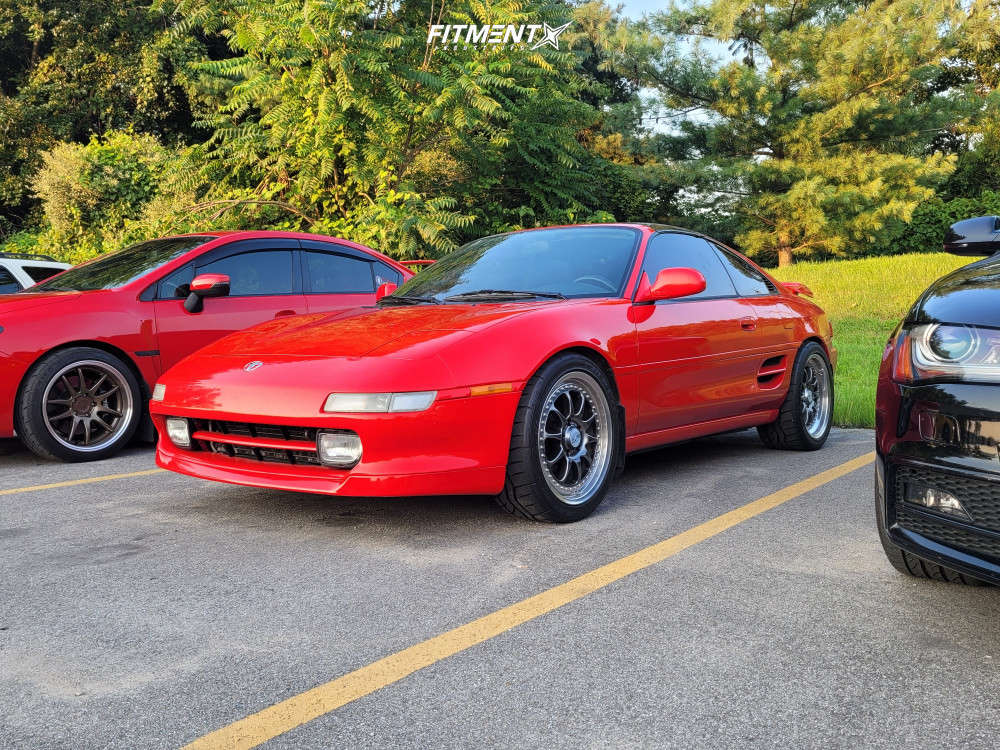 1995 Toyota MR2 Base with 17x7.5 Blitz Type 01 and Falken 235x45 on ...