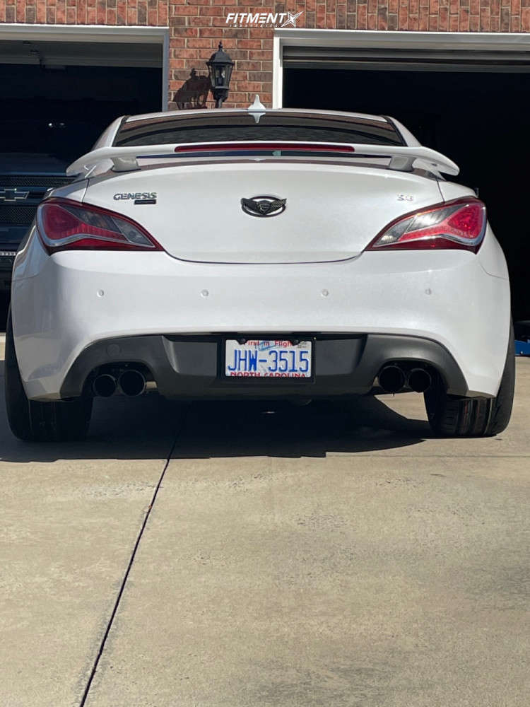 2014 Hyundai Genesis Coupe 3.8 Ultimate with 19x9.5 ESR Cs8 and ...