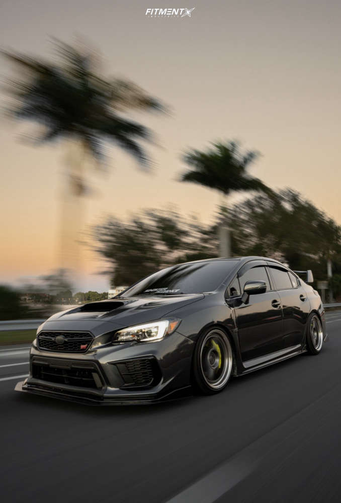 2020 Subaru WRX STI Limited with 18x9.5 Kansei Roku and Delinte 235x45 ...
