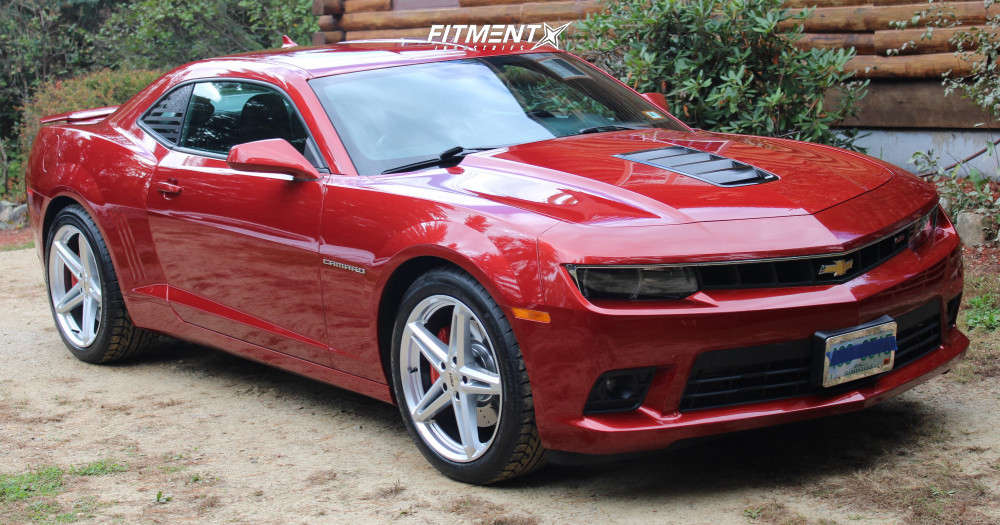 2014 Chevrolet Camaro SS with 20x8.5 TSW Molteno and BFGoodrich 245x45 on Stock Suspension ...