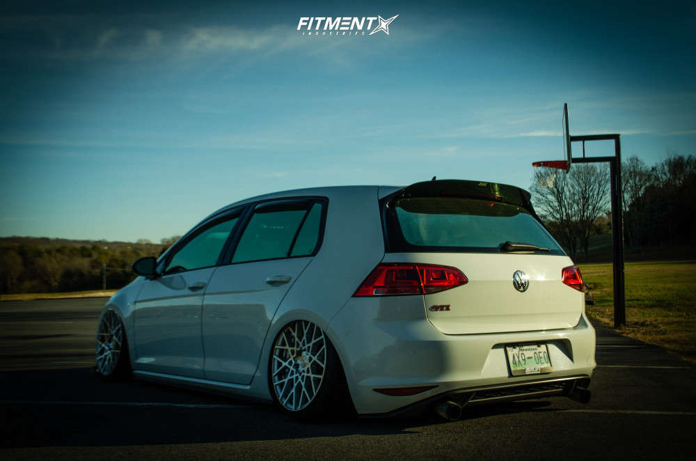 2017 Volkswagen GTI Performance with 18x8.5 Rotiform Blq and Black Lion ...