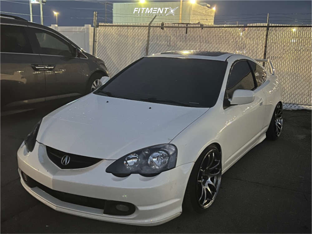 2003 Acura RSX Type-S with 18x9.5 Work Emotion Cr Kiwami and Nankang ...