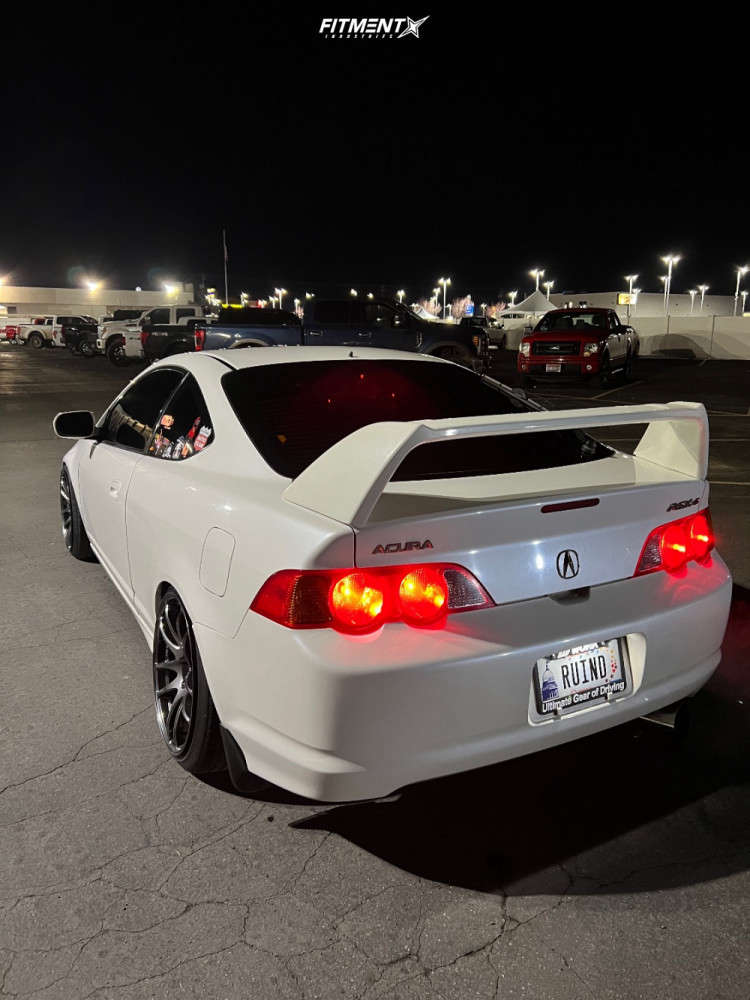 2003 Acura RSX Type-S with 18x9.5 Work Emotion Cr Kiwami and Nankang ...