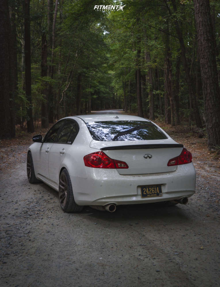 2013 INFINITI G37 X with 18x9.5 ESR Sr08 and Vercelli 245x40 on ...