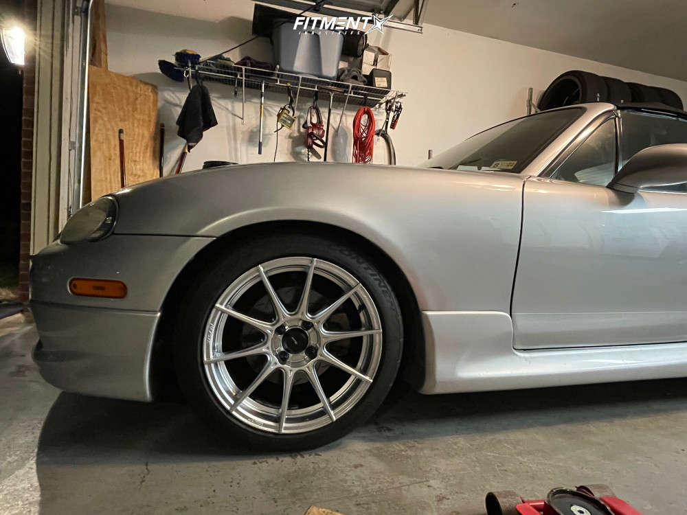 2003 Mazda Miata Base with 16x7.5 Advanti Racing Storm S1 and ...