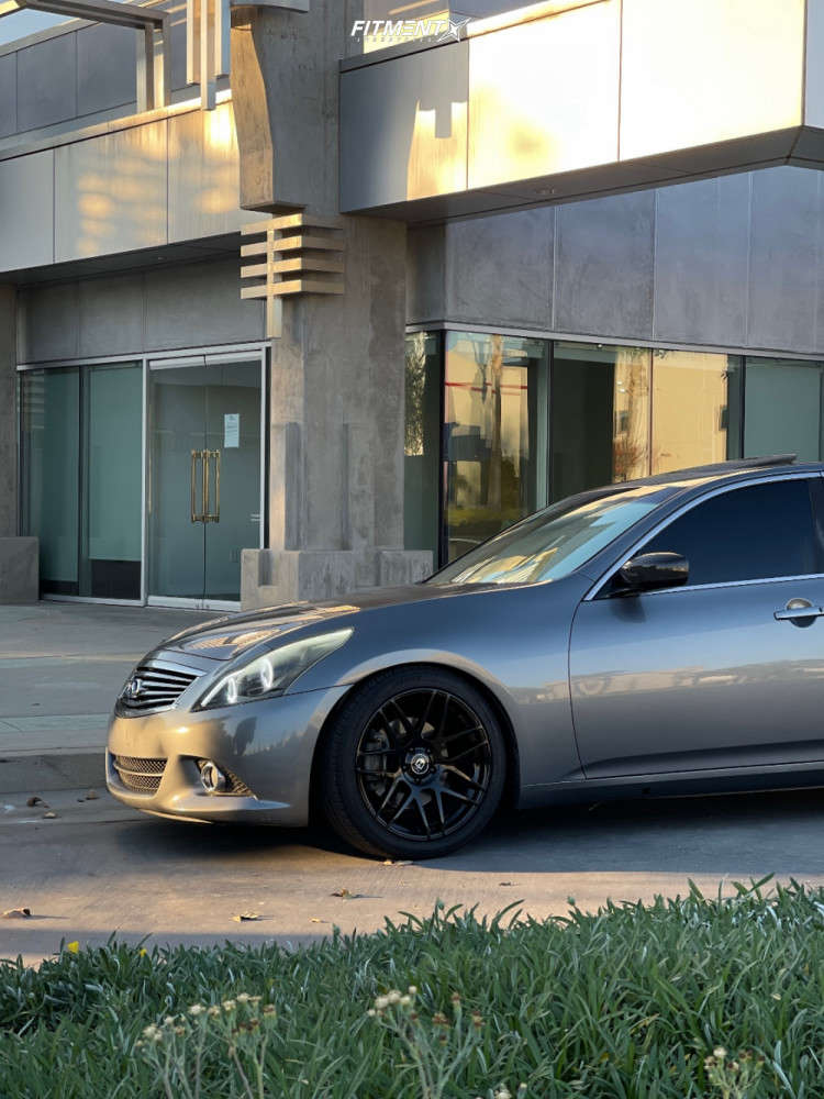 2011 INFINITI G37 Journey with 19x8.5 Curva C300 and Ironman 245x40 on Coilovers | 2013881 ...