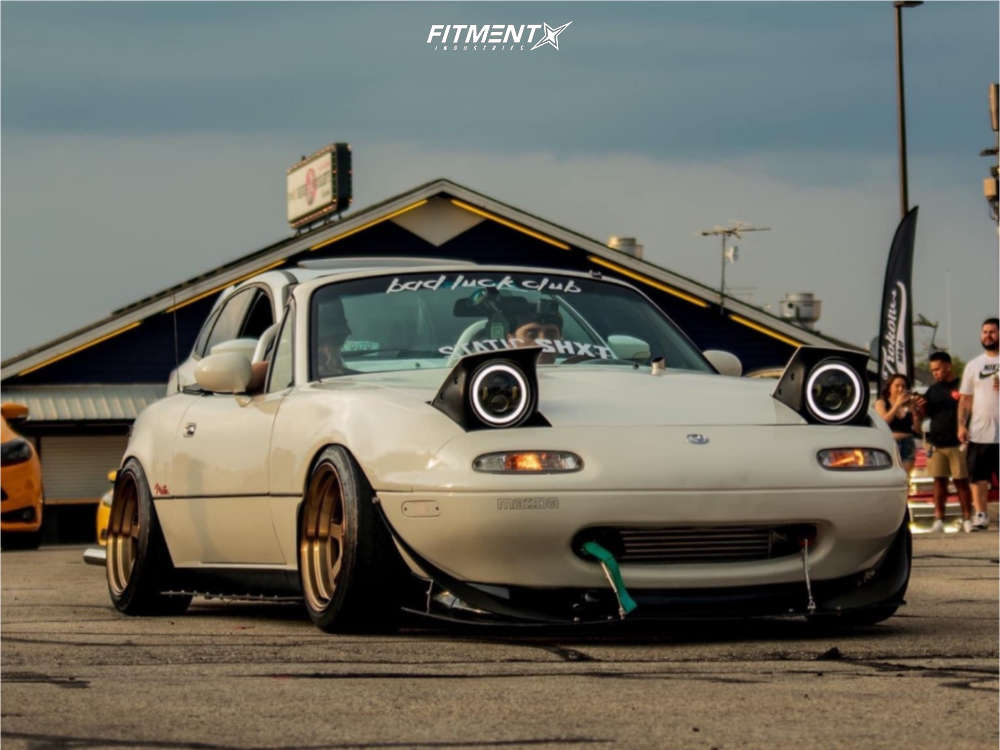 1997 Mazda Miata Base with 15x8 MST Time Attack and Federal 195x45 on ...