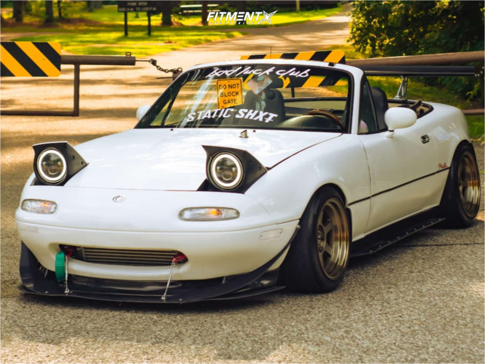 1997 Mazda Miata Base with 15x8 MST Time Attack and Federal 195x45 on ...
