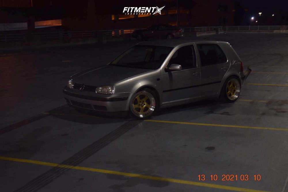 2003 Volkswagen Golf GL with 16x8.5 ESR Sr03 and Michelin 235x45 on ...