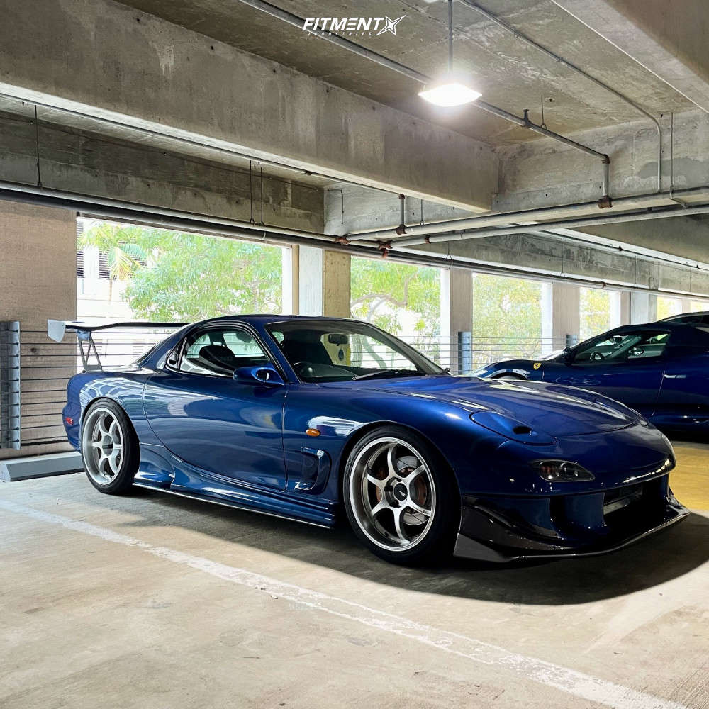 1995 Mazda RX-7 Base with 18x10 Advan Racing Rg-d and Hankook 265x35 on ...