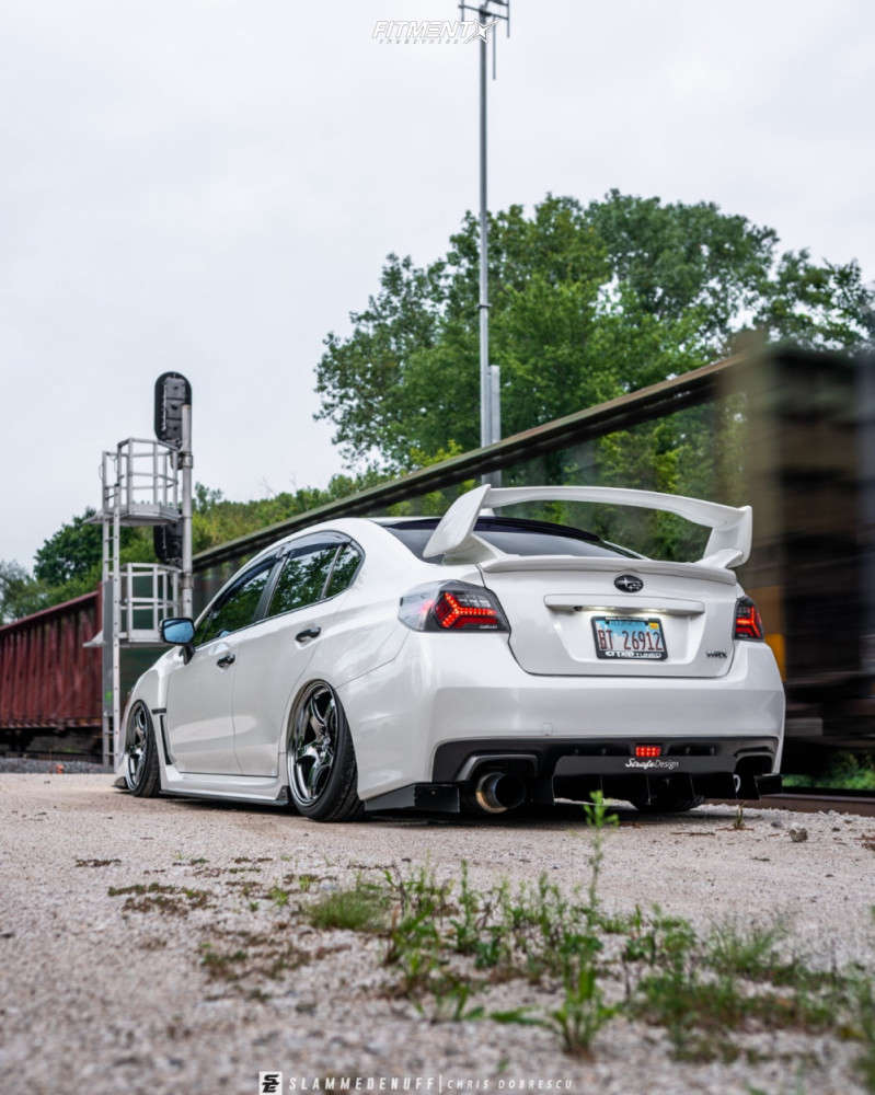 2015 Subaru WRX Limited with 18x9.5 Rays Engineering 57cr and Yokohama ...