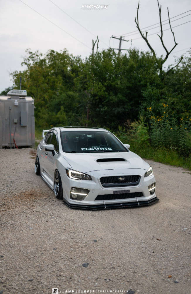 2015 Subaru WRX Limited with 18x9.5 Rays Engineering 57cr and Yokohama ...