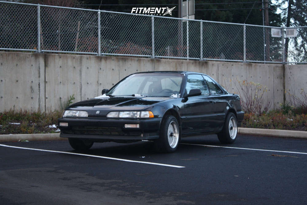 1991 Acura Integra LS with 15x8 Enkei 92 and Kumho 205x50 on Stock ...