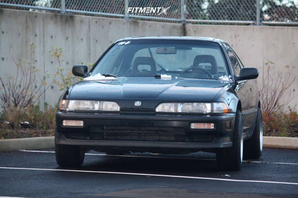 1991 Acura Integra LS with 15x8 Enkei 92 and Kumho 205x50 on Stock ...