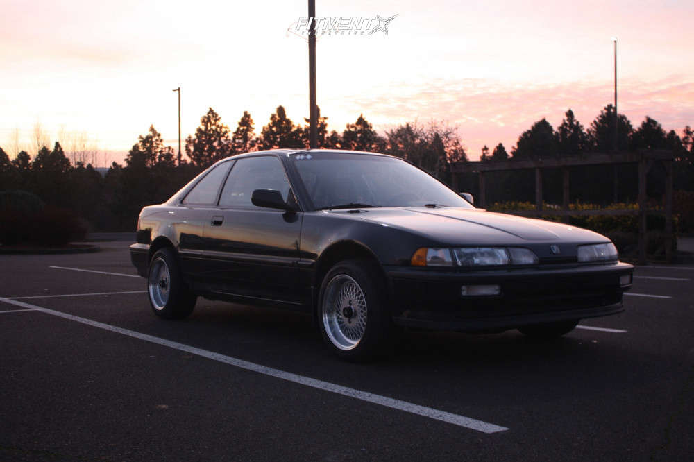 1991 Acura Integra LS with 15x8 Enkei 92 and Kumho 205x50 on Stock ...