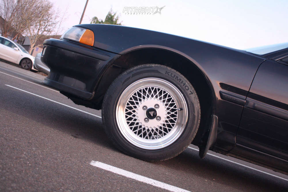 1991 Acura Integra LS with 15x8 Enkei 92 and Kumho 205x50 on Stock ...