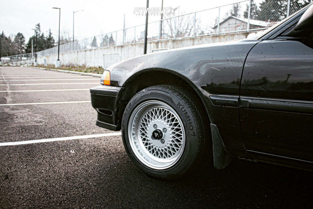 1991 Acura Integra LS with 15x8 Enkei 92 and Kumho 205x50 on Stock ...