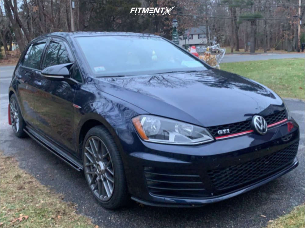 2015 Volkswagen GTI S with 18x8.5 Rotiform Rse and Vercelli 235x40 on ...