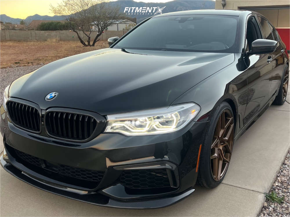 2018 BMW M550i XDrive Base with 20x9 Rohana Rfx11 and Nitto 245x35 on ...