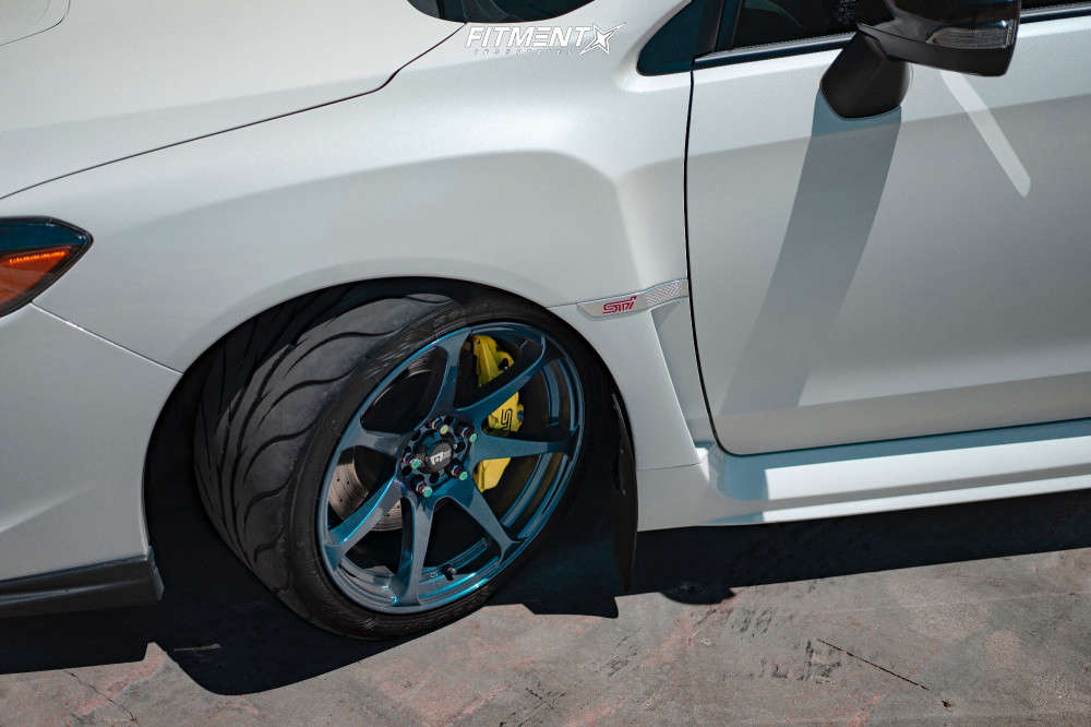 2020 Subaru WRX STI Base with 18x9.5 Motegi Mr154 and Federal 255x35 on ...