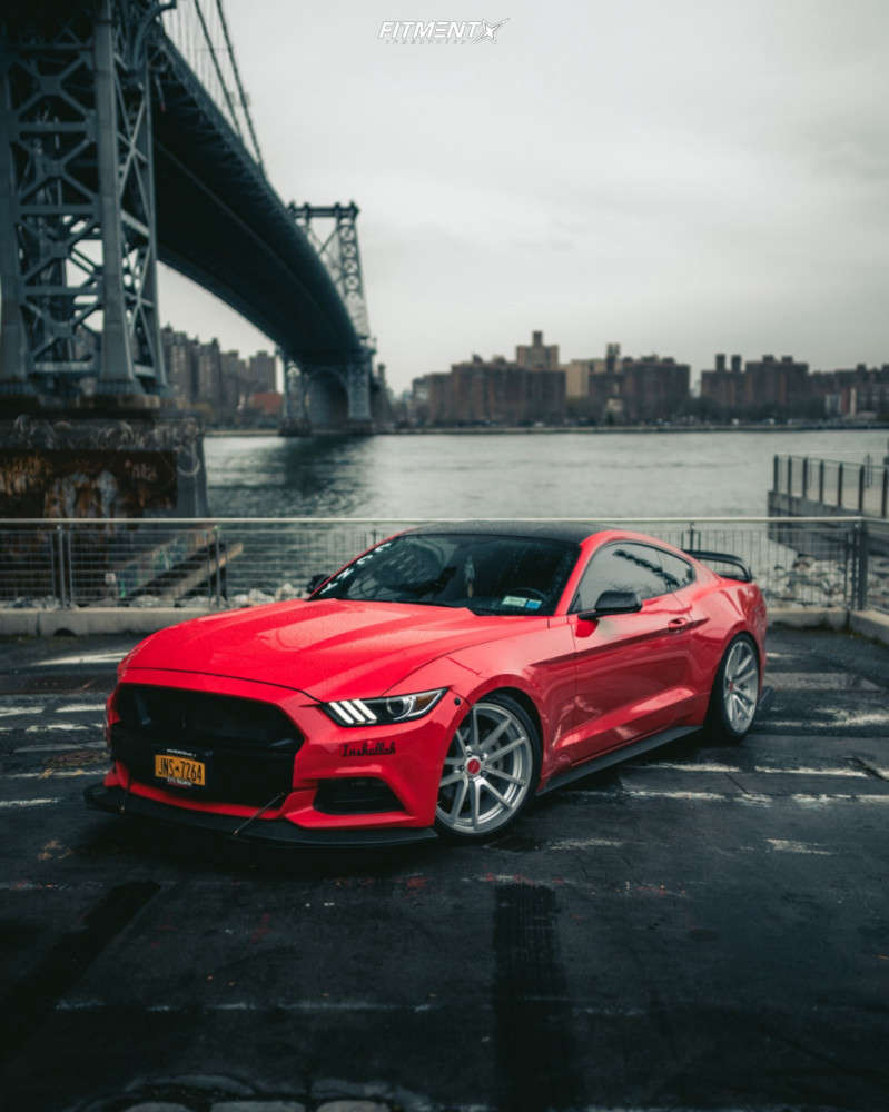 2015 Ford Mustang V6 with 20x9.5 Rotiform Spf and Achilles 265x35 on ...