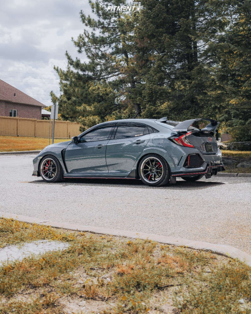 2019 Honda Civic Type R with 18x9.5 Work Emotion Zr10 and Firestone ...
