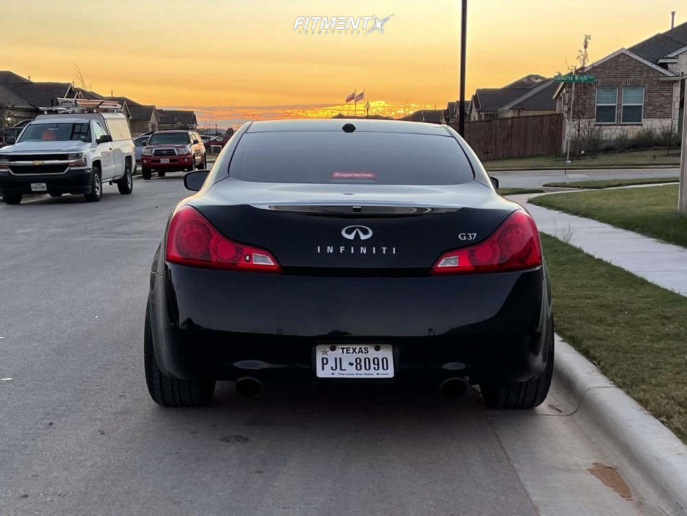 2012 INFINITI G37 Base with 19x9.5 AVID1 AV20 and Vercelli 235x40 on ...