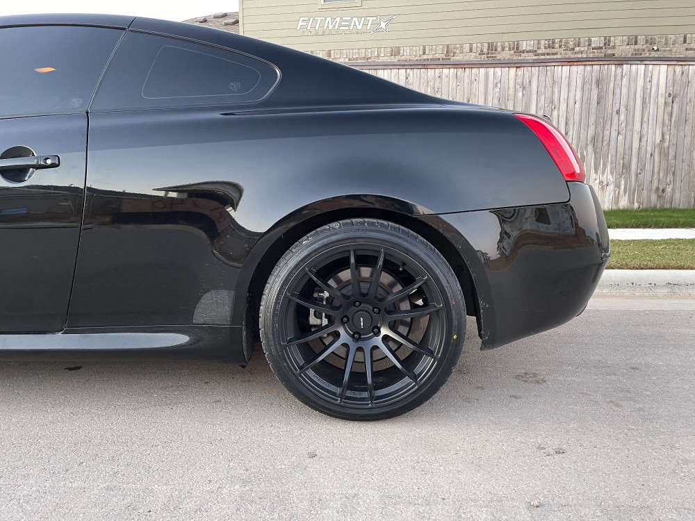 2012 INFINITI G37 Base with 19x9.5 AVID1 AV20 and Vercelli 235x40 on ...