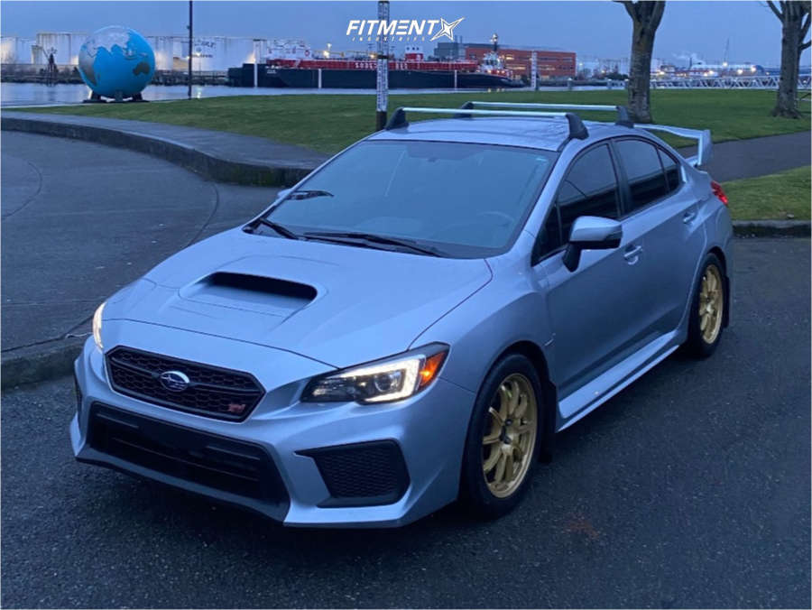 2018 Subaru WRX STI Base with 17x8 Method Mr503 and Continental 245x45 ...