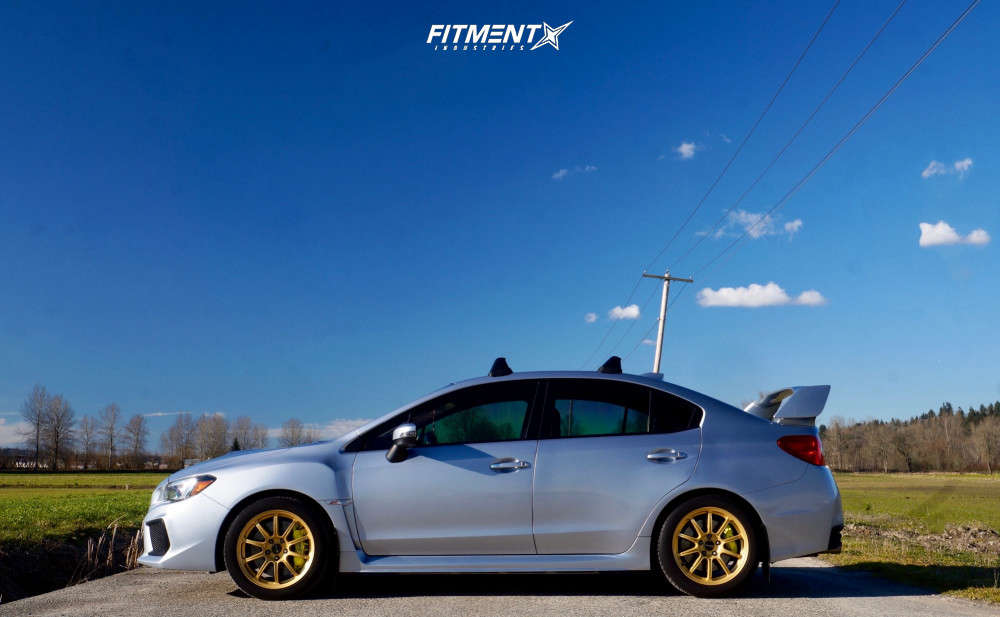 2018 Subaru WRX STI Base with 17x8 Method Mr503 and Continental 245x45 ...