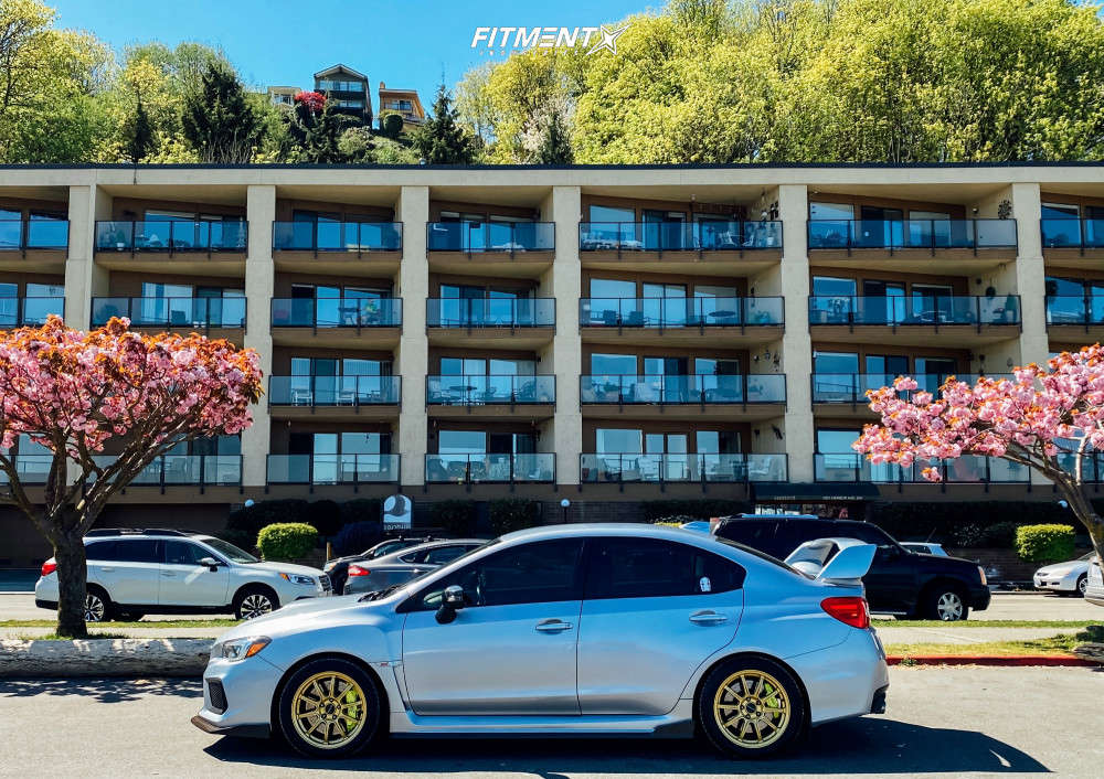 2018 Subaru WRX STI Base with 17x8 Method Mr503 and Continental 245x45 ...