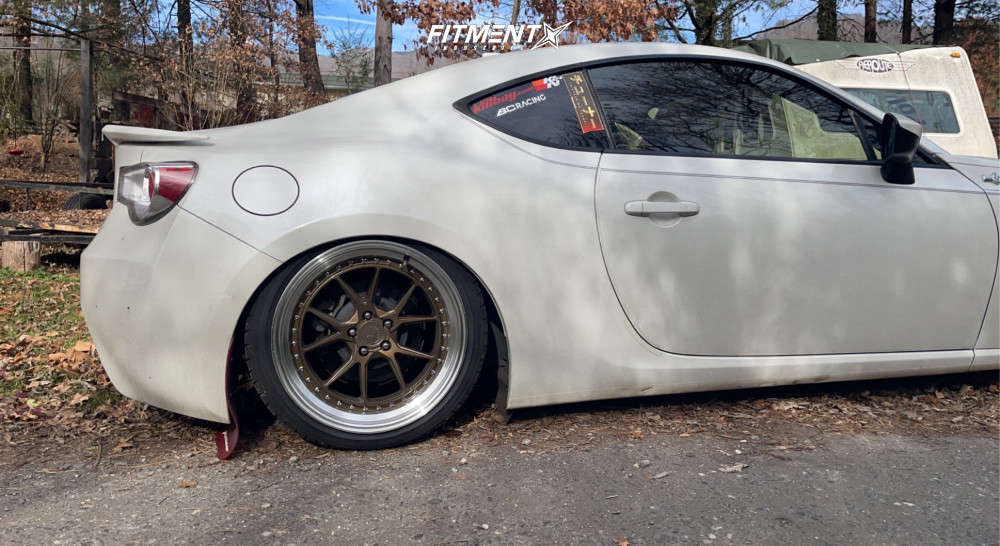 2015 Scion FR-S Base with 18x9.5 Aodhan Ds08 and Vercelli 225x40 on ...
