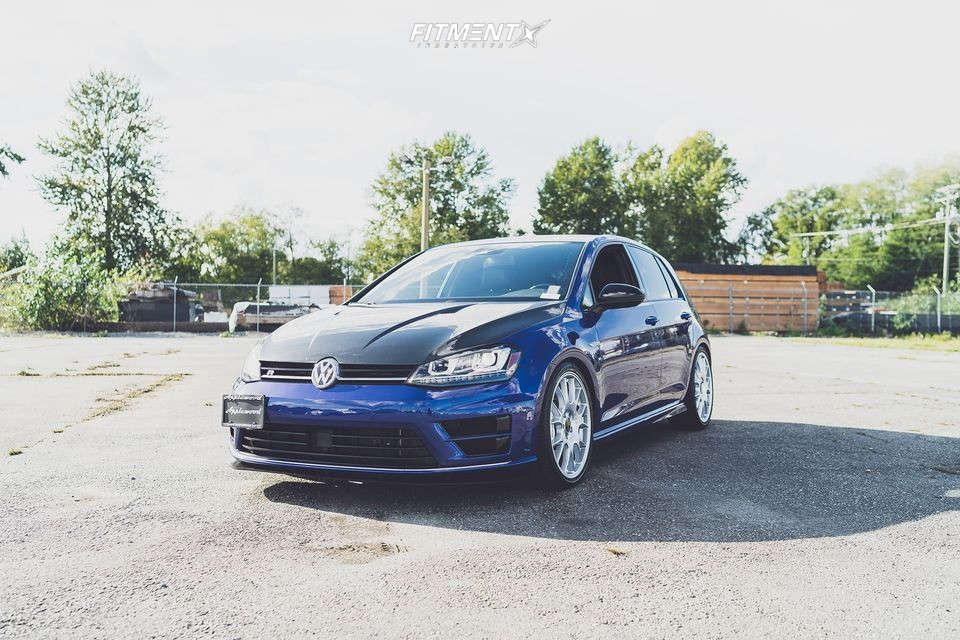 2016 Volkswagen Golf R Base with 19x9.5 BBS Ch-r and Yokohama 235x35 on ...