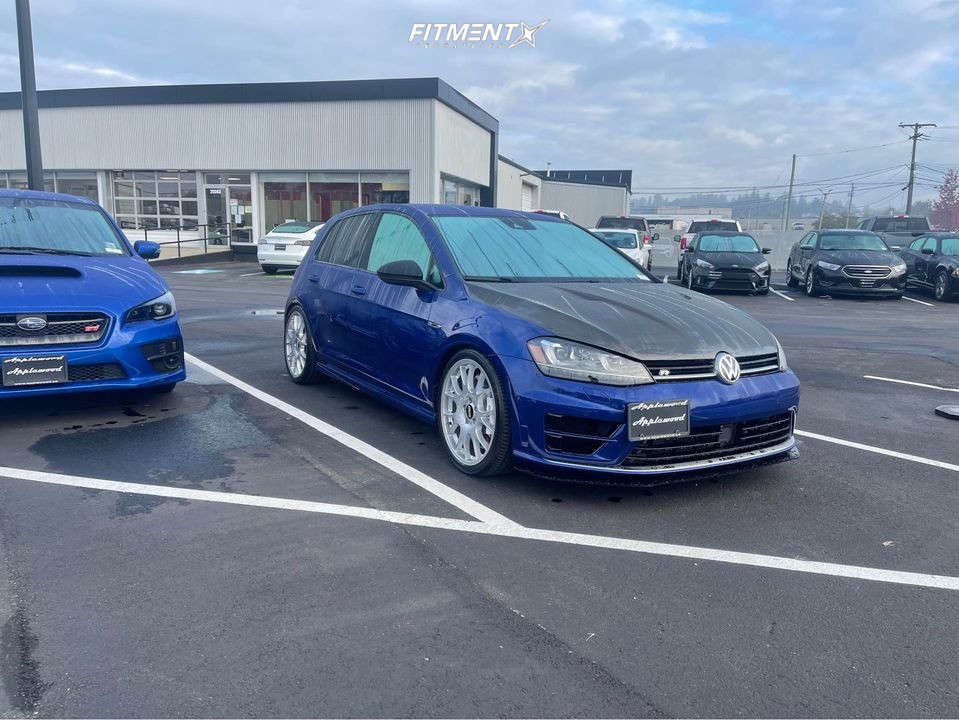 2016 Volkswagen Golf R Base with 19x9.5 BBS Ch-r and Yokohama 235x35 on ...