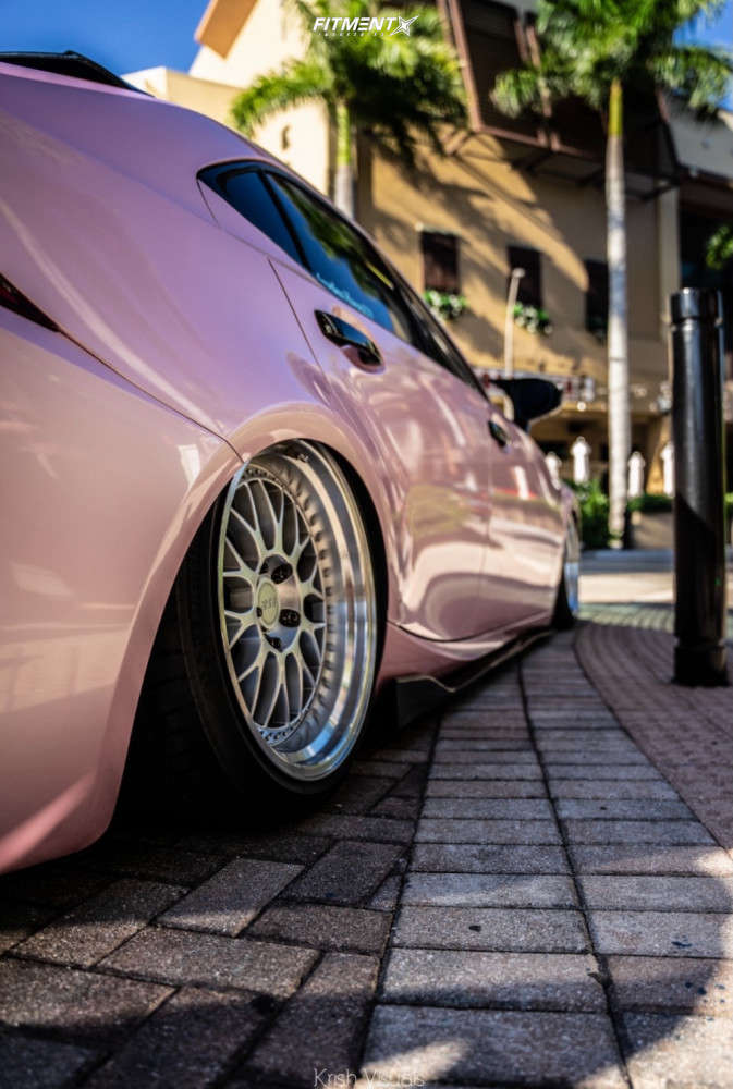 2014 Lexus IS250 Base with 18x9.5 ESR CS11 and Goodyear 225x40 on Air ...