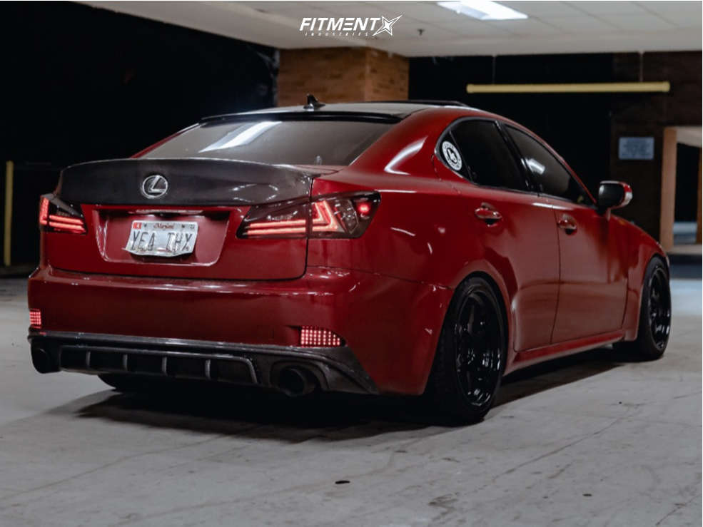 2012 Lexus IS350 Base with 18x8.5 Aodhan Ah08 and Continental 225x40 on ...