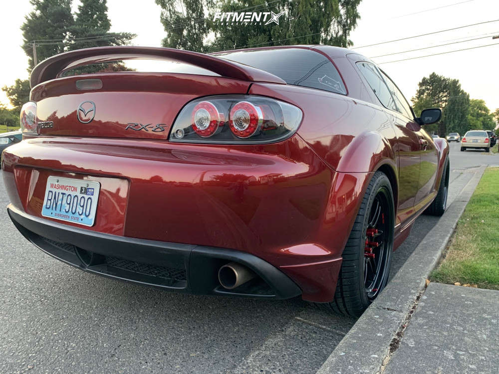 2006 Mazda RX-8 Base with 19x9.5 Enkei Rpf1 and Continental 275x35 on ...