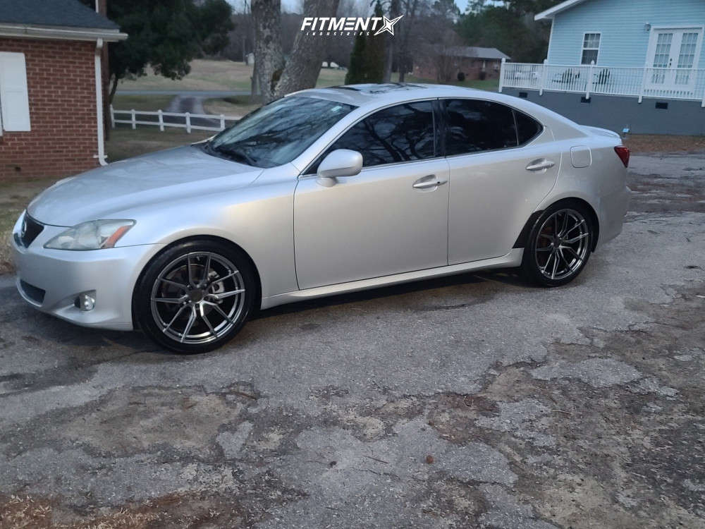 2006 Lexus IS250 Base with 19x8.5 XXR 559 and Delinte 225x40 on Stock ...