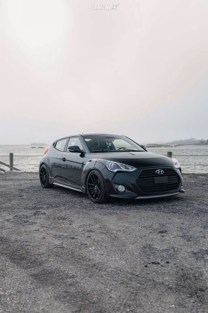2015 Hyundai Veloster Turbo with 18x8 Konig Oversteer and Westlake ...