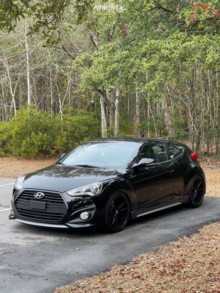 2015 Hyundai Veloster Turbo with 18x8 Konig Oversteer and Westlake ...